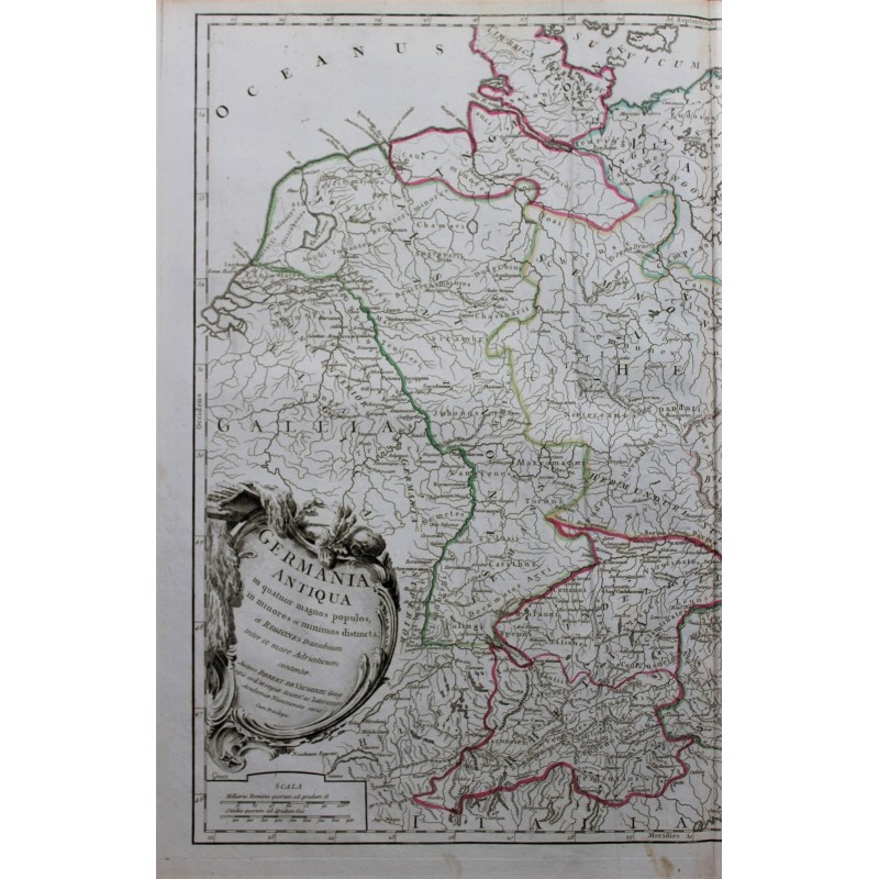 Map of Ancient Germany (Germany) 1751 - by Robert De VAUGONDY