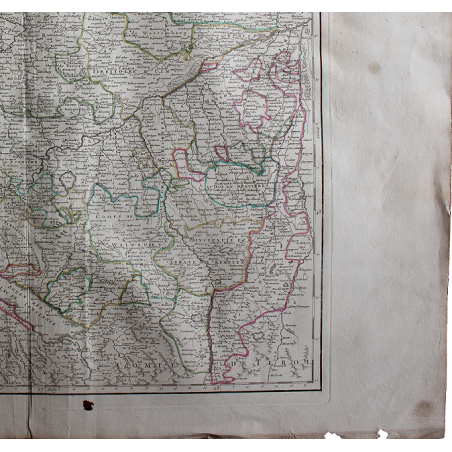 Map of the Circle of Swabia - Germany - by Robert De VAUGONDY - 18th ...