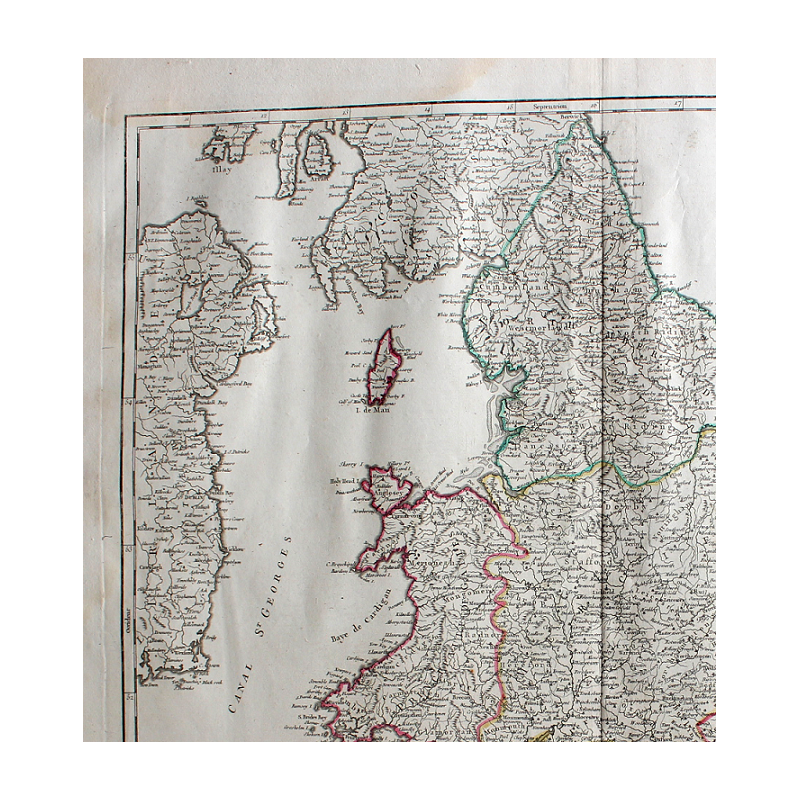Mapa del Reino de Inglaterra - Principado de Gales - por Robert De ...