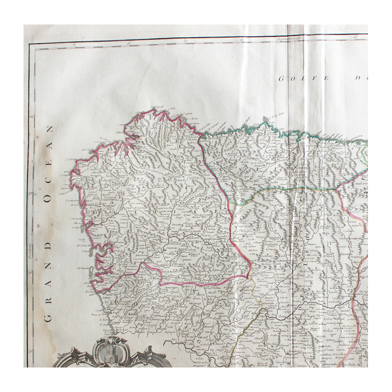 Carte de la Couronne de Castille (partie septentrionale) - par Robert ...