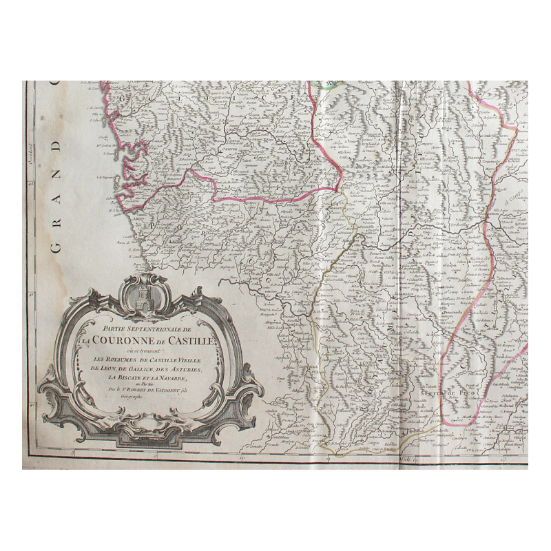 Carte de la Couronne de Castille (partie septentrionale) - par Robert ...