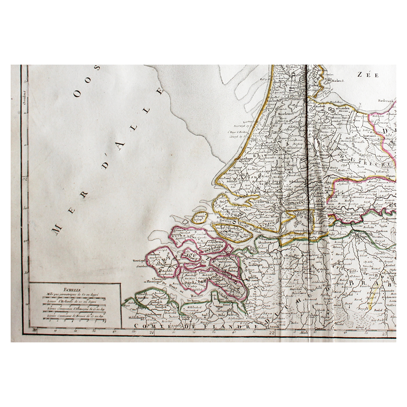 Mapa de las Provincias Unidas de los Países Bajos - por Robert De ...