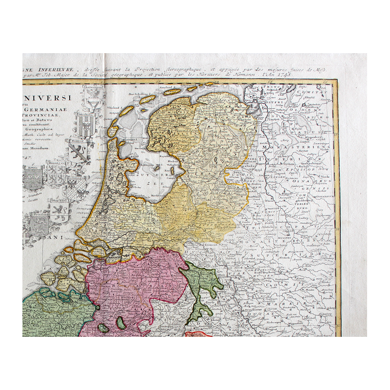 Map of Belgii Universi seu Inferioris Germaniae quam XVII Provinciae (Belgium - Germany) - by J ...
