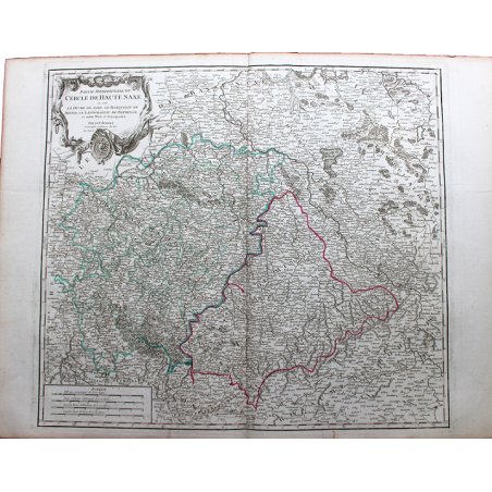 Map of the Circle of Upper Saxony (southern part) - by Robert De ...