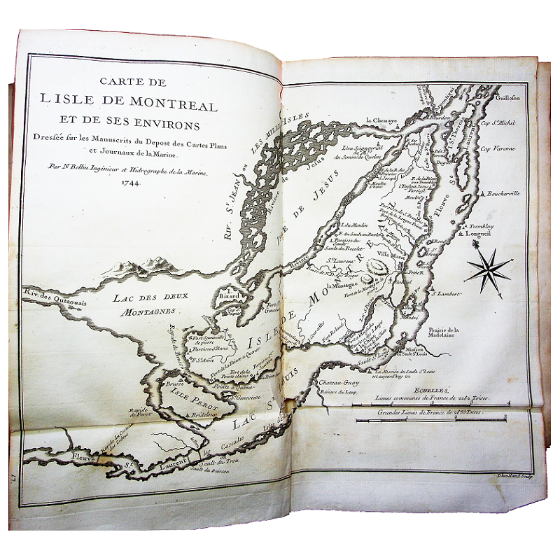 Histoire et description générale de la Nouvelle France - CHARLEVOIX - 1744